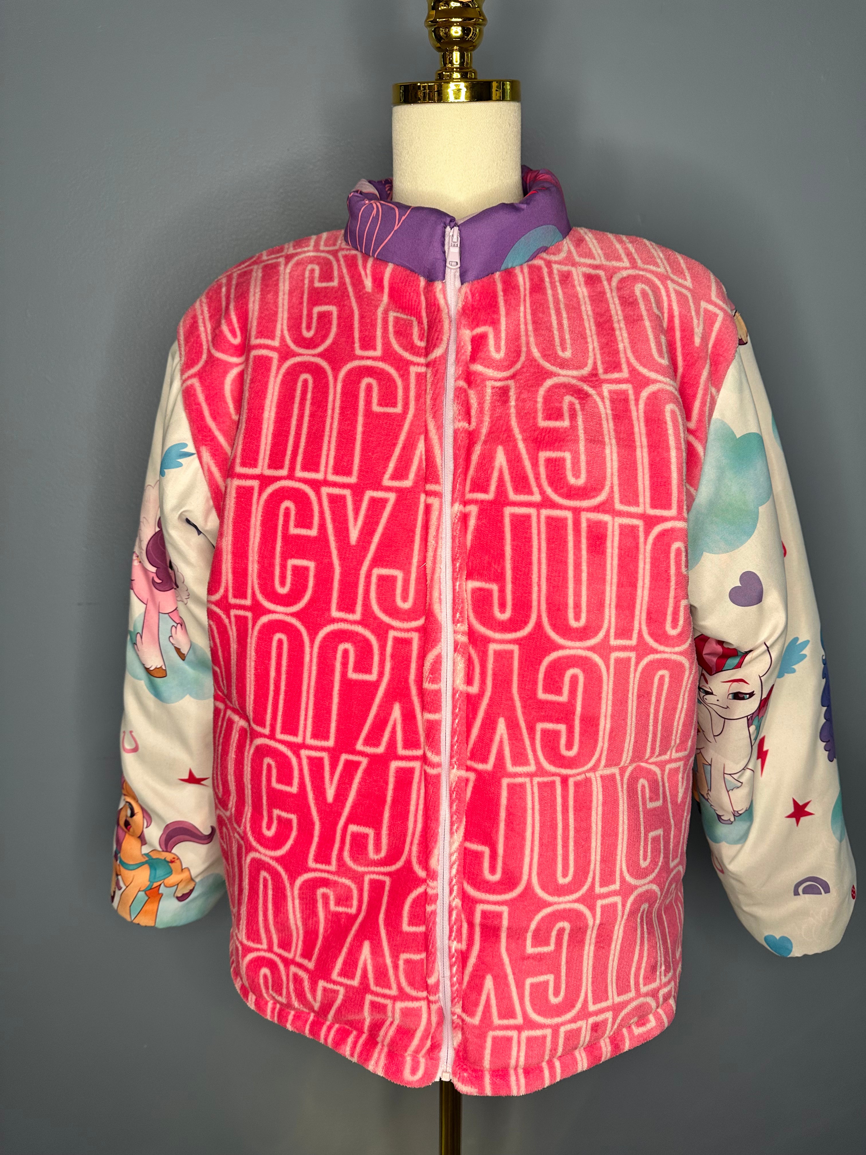 Size-Large Juicy Couture X My Little Pony Puffer Coat – Mollie Monster